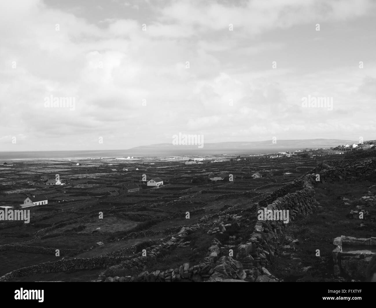 View over the island of Inishmaan Stock Photo - Alamy