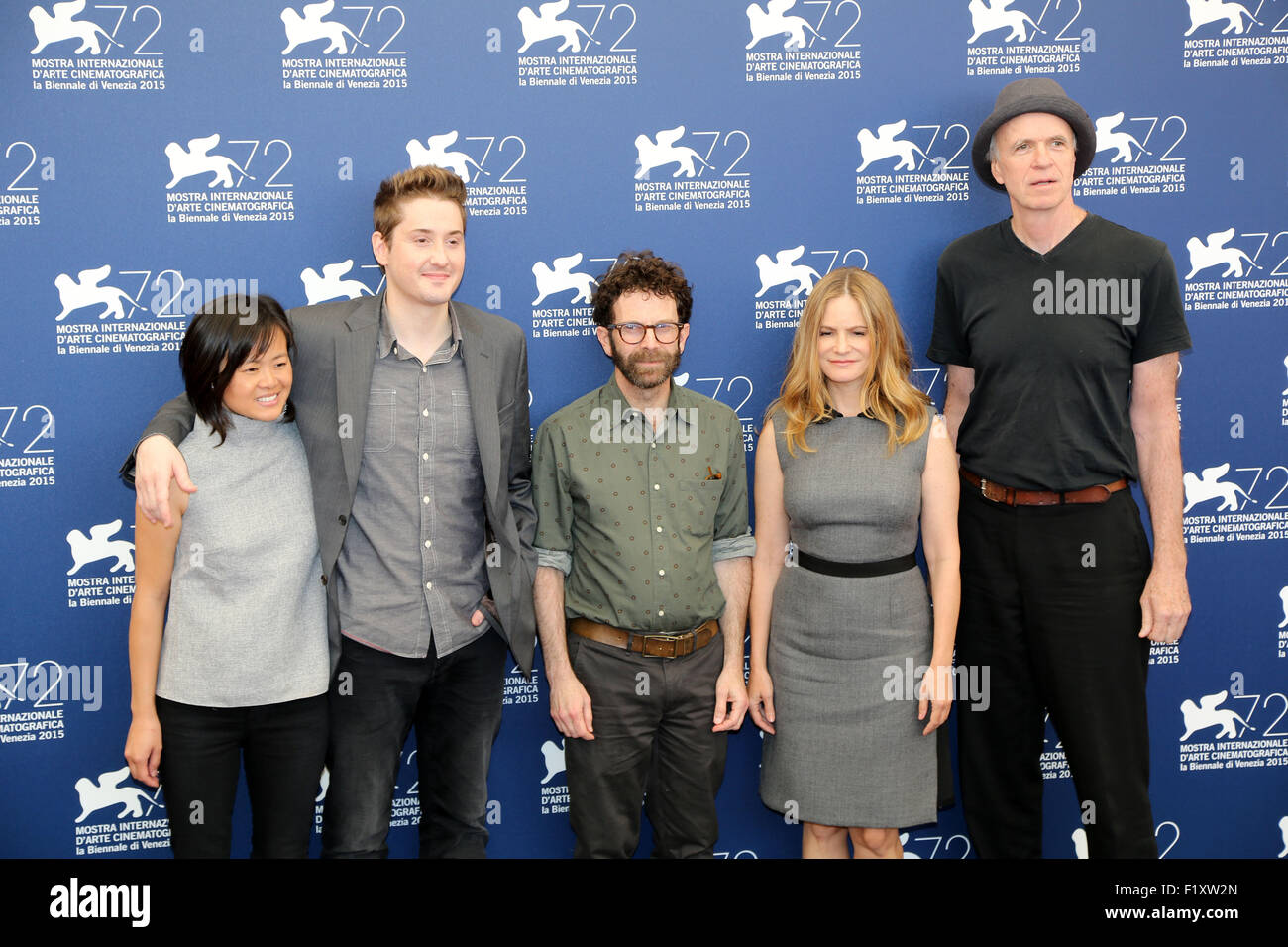 ITALY, Venice: From left Rosa Tran, Duke Johnson, Charlie Kaufman ...