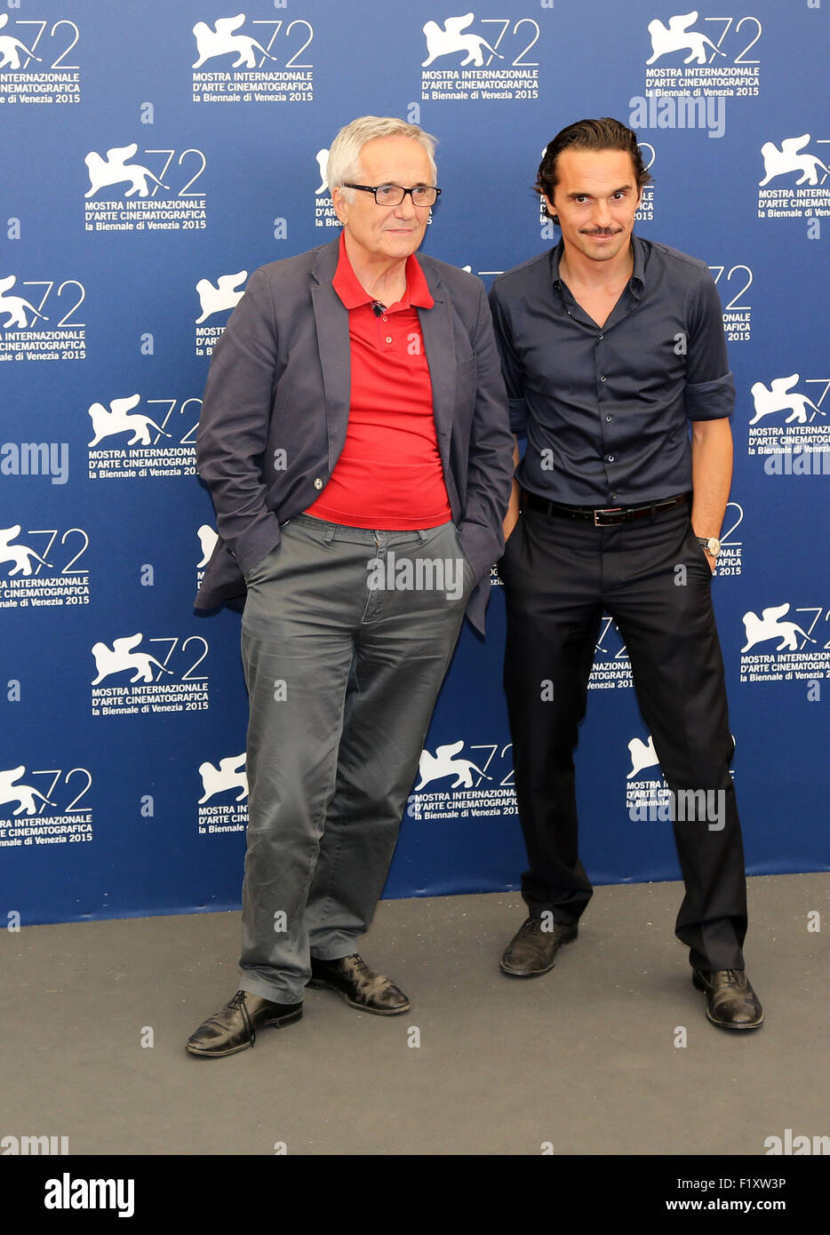 ITALY, Venice: Pier Giorgio Bellocchio (R) and his father Marco ...