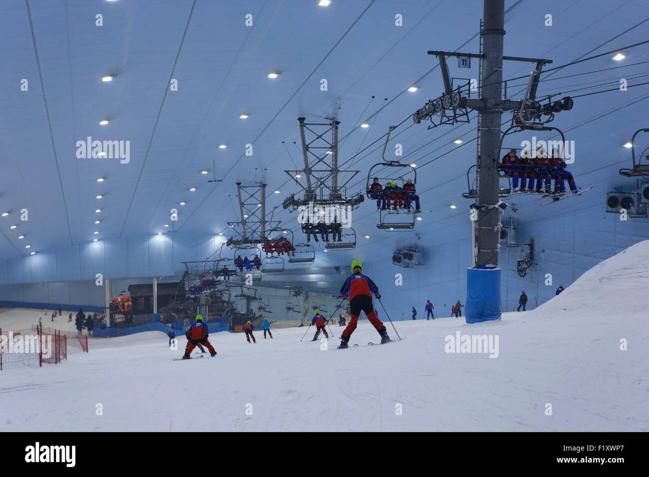 United Arab Emirates, Dubai, Al Barsha 1, Mall of the Emirates, Ski ...