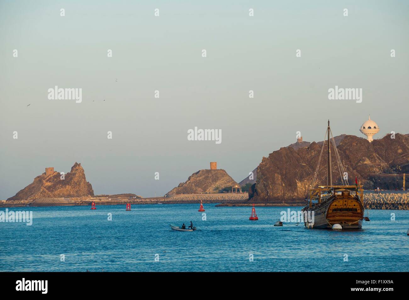 Oman, Muscat, Muttrah corniche Stock Photo - Alamy