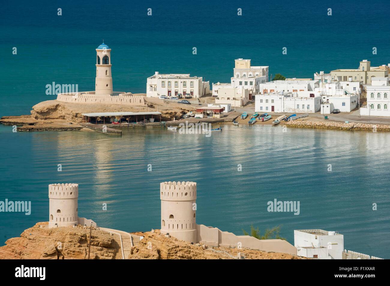 Oman, Sur, the historic city and the port Stock Photo - Alamy