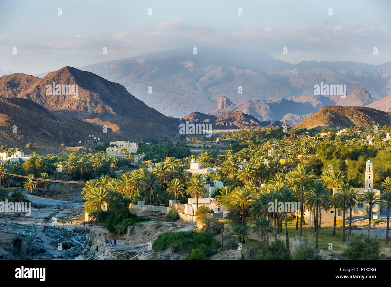 Oman, Djebel Akhdar, Bahla oasis Stock Photo - Alamy