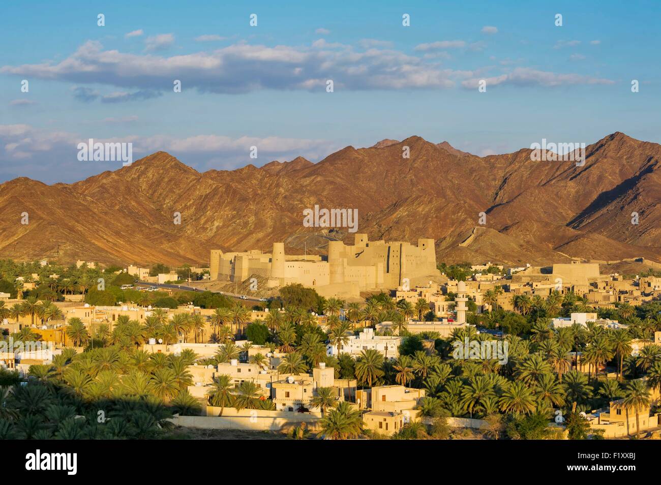 Oman, Djebel Akhdar, Bahla fortress and oasis Stock Photo - Alamy