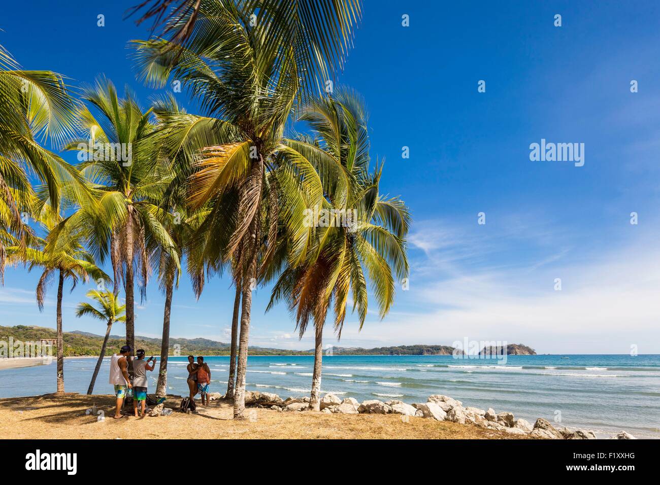 Costa Rica, Guanacaste province, Nicoya Peninsula, near Nosara, Playa ...