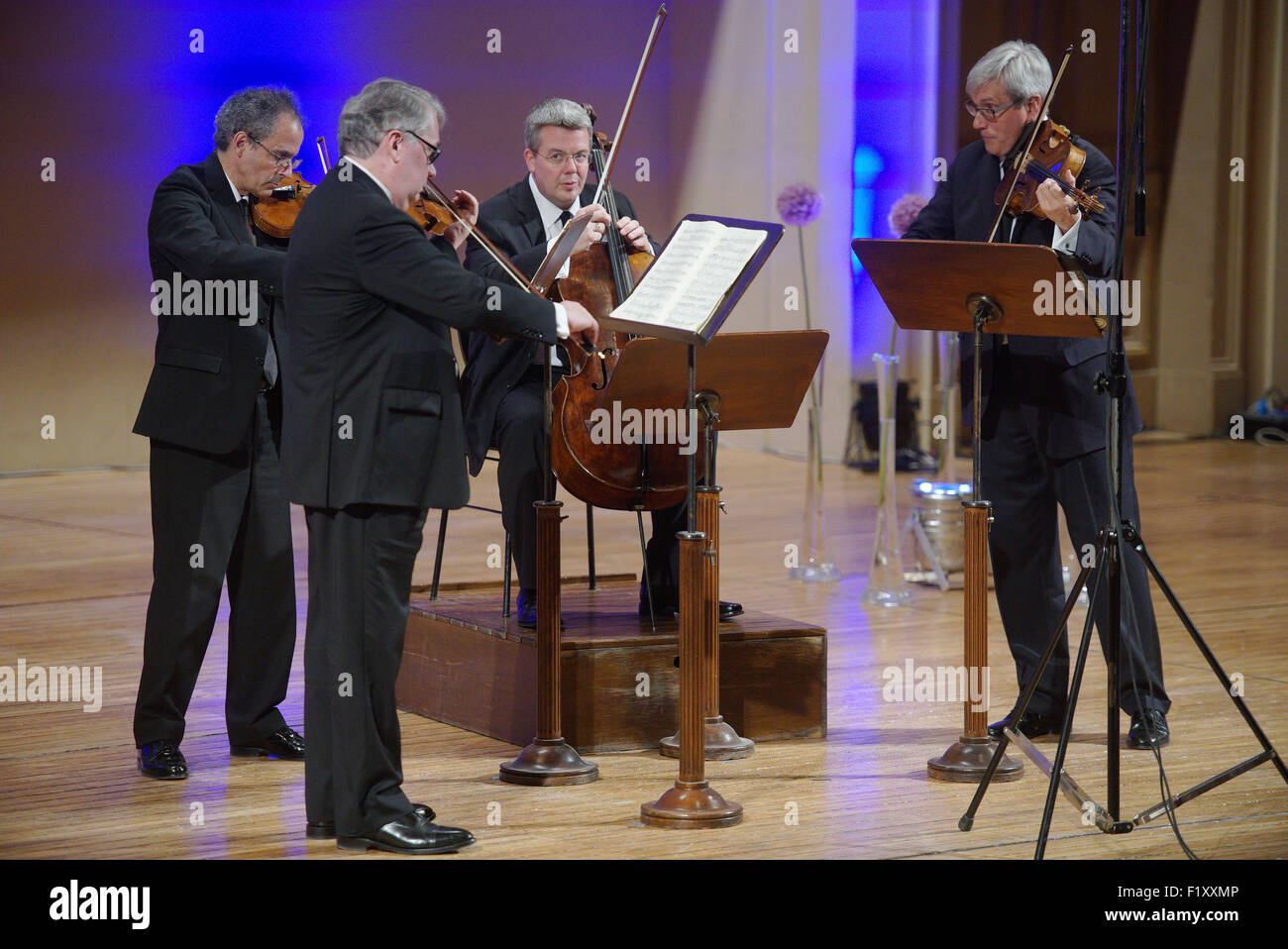 String Quartet Performs High Resolution Stock Photography and Images ...