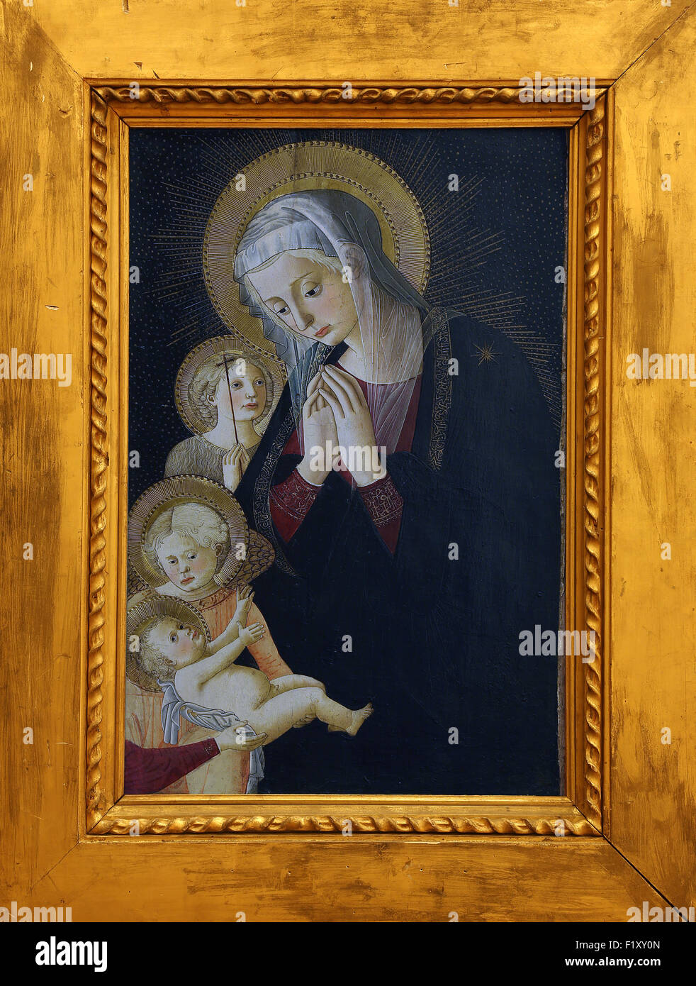 Pseudo Pier Francesco Fiorentino: Virgin and Child, of St. John and the ...