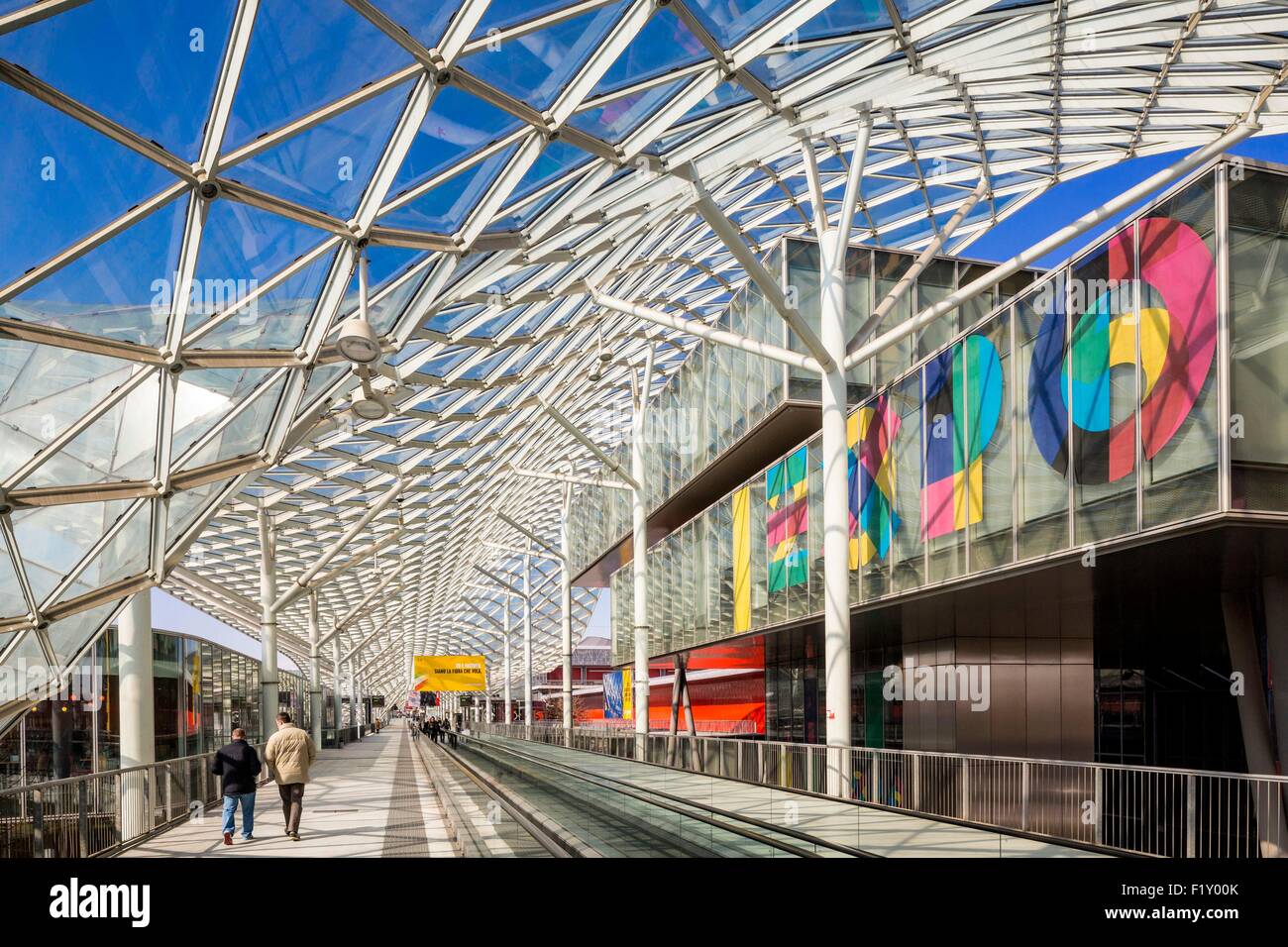Italy, Lombardy, Milan, Rho-Pero, FieraMilano, exhibition center ...