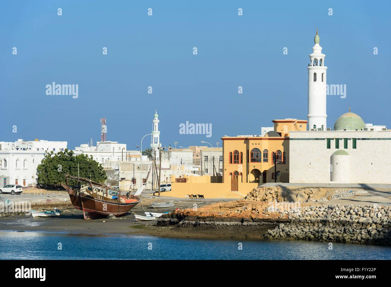 Sultanate of Oman, gouvernorate of Ash Sharqiyah, the port of Sur ...