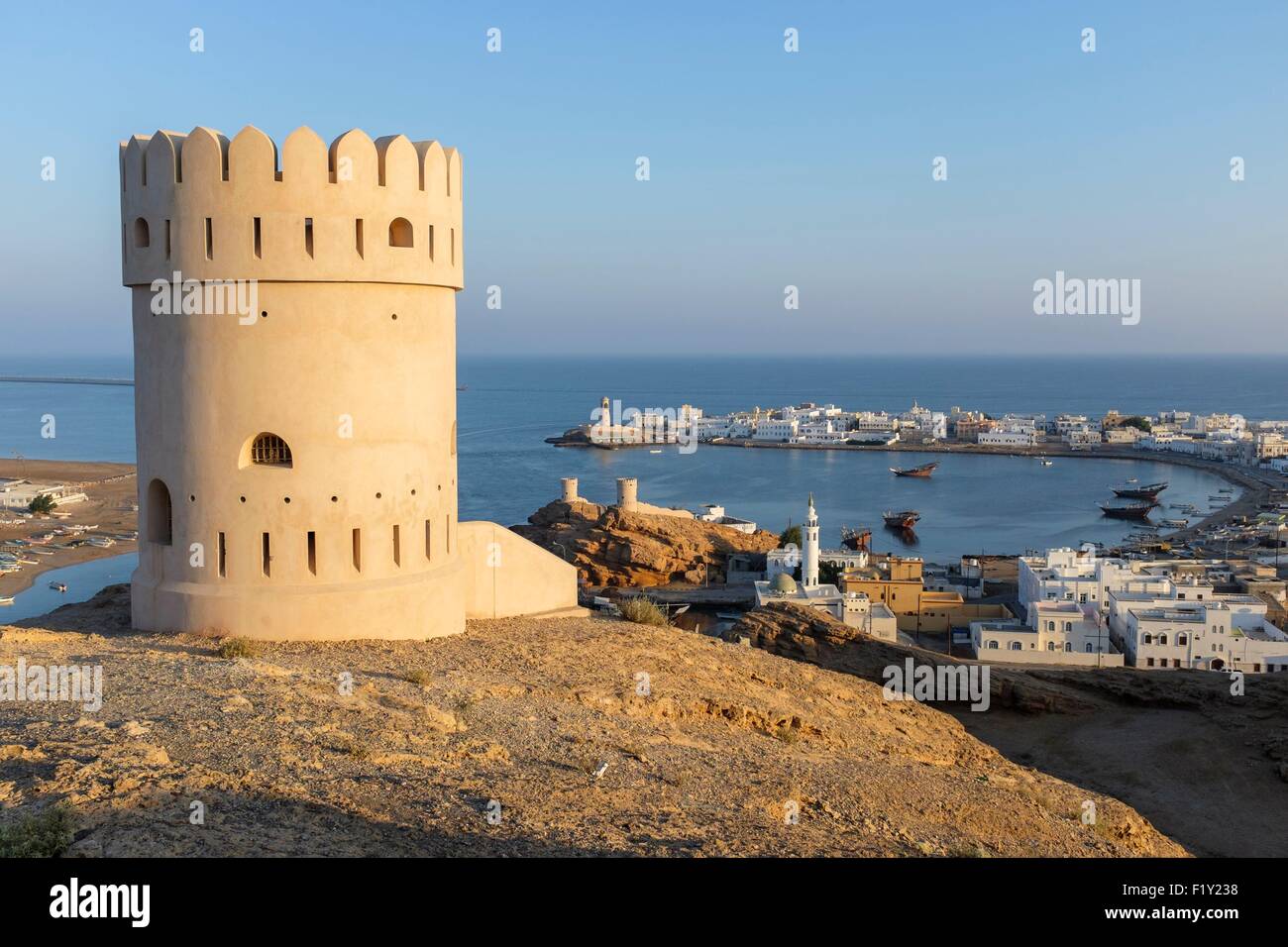 Sultanate of Oman, gouvernorate of Ash Sharqiyah, the port of Sur ...