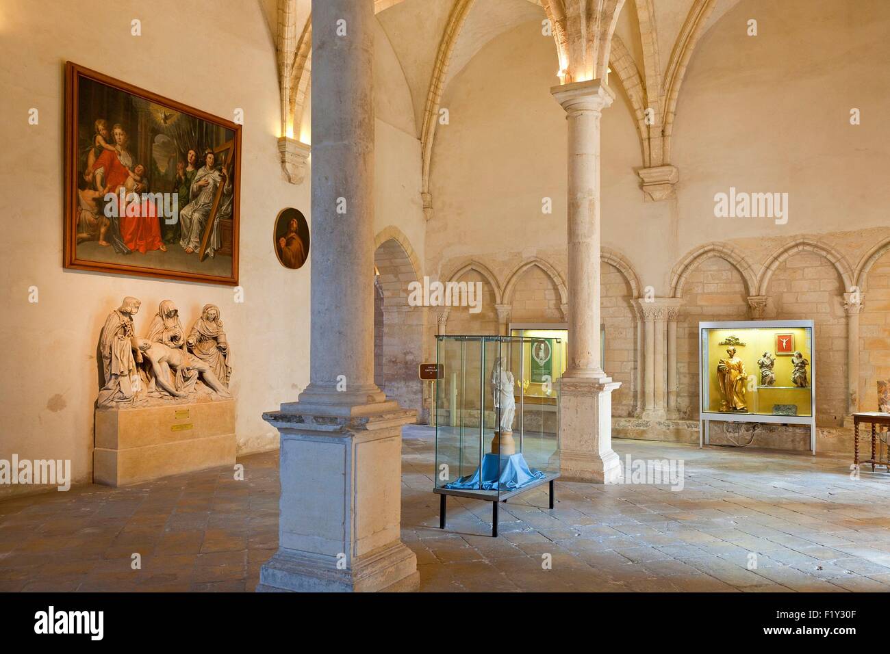 France, Marne, Reims, Saint Remi Museum, the chapter house, listed as ...