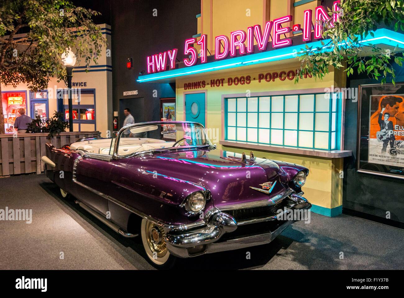 Elvis presley car museum hi-res stock photography and images - Alamy