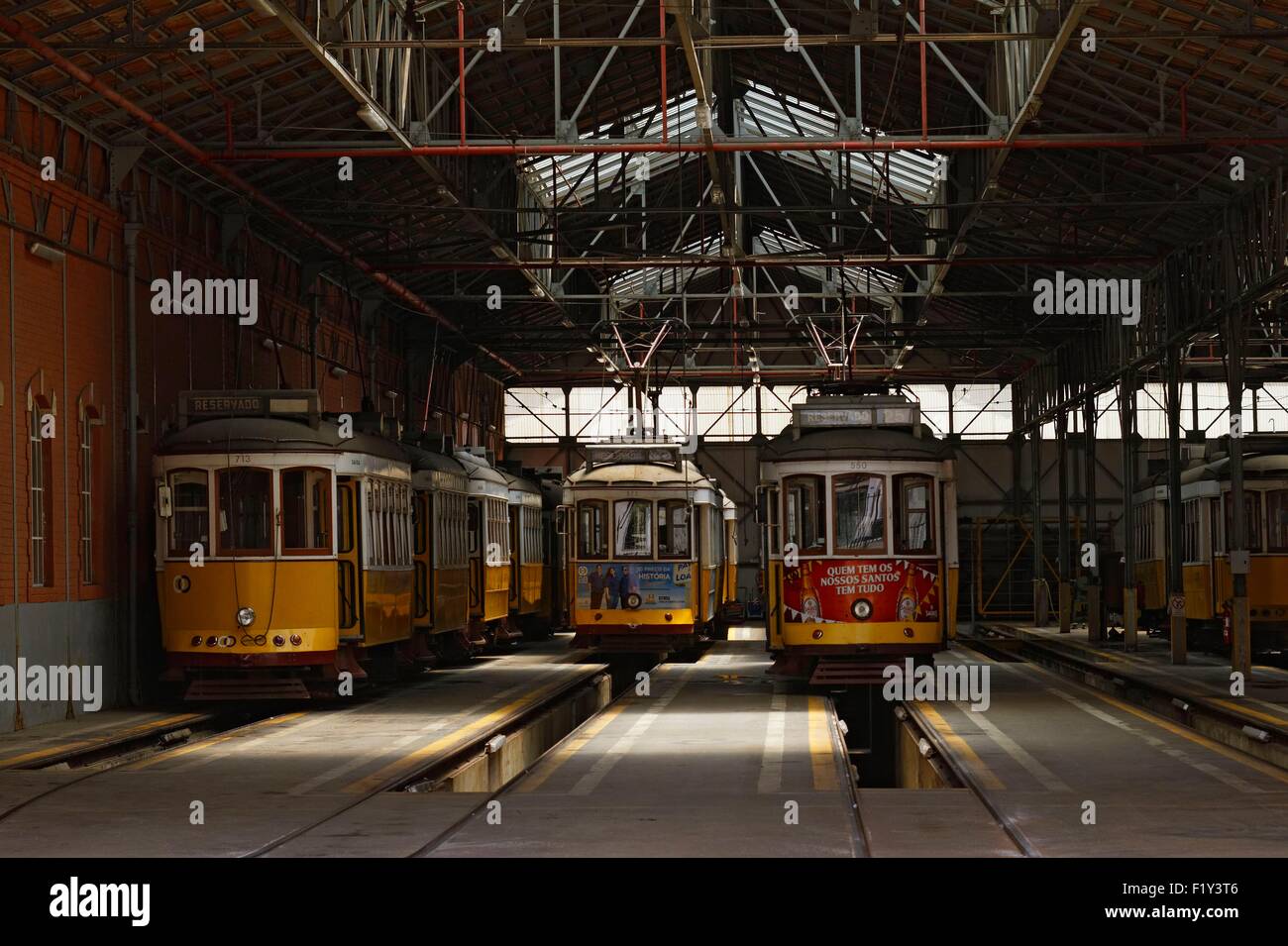 Portugal, Lisbon, Doca Alcantara, tramway terminal Stock Photo - Alamy