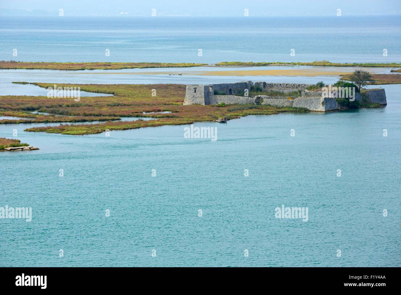 Albania, Butrint lagoon, Park Kombetar Stock Photo - Alamy