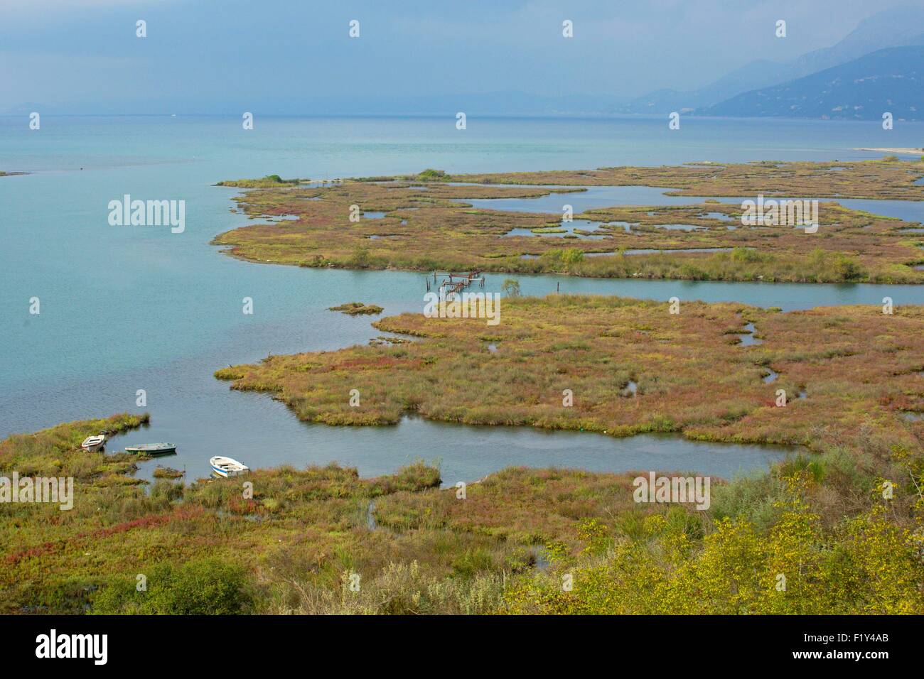 Albania, Butrint lagoon, Park Kombetar Stock Photo - Alamy
