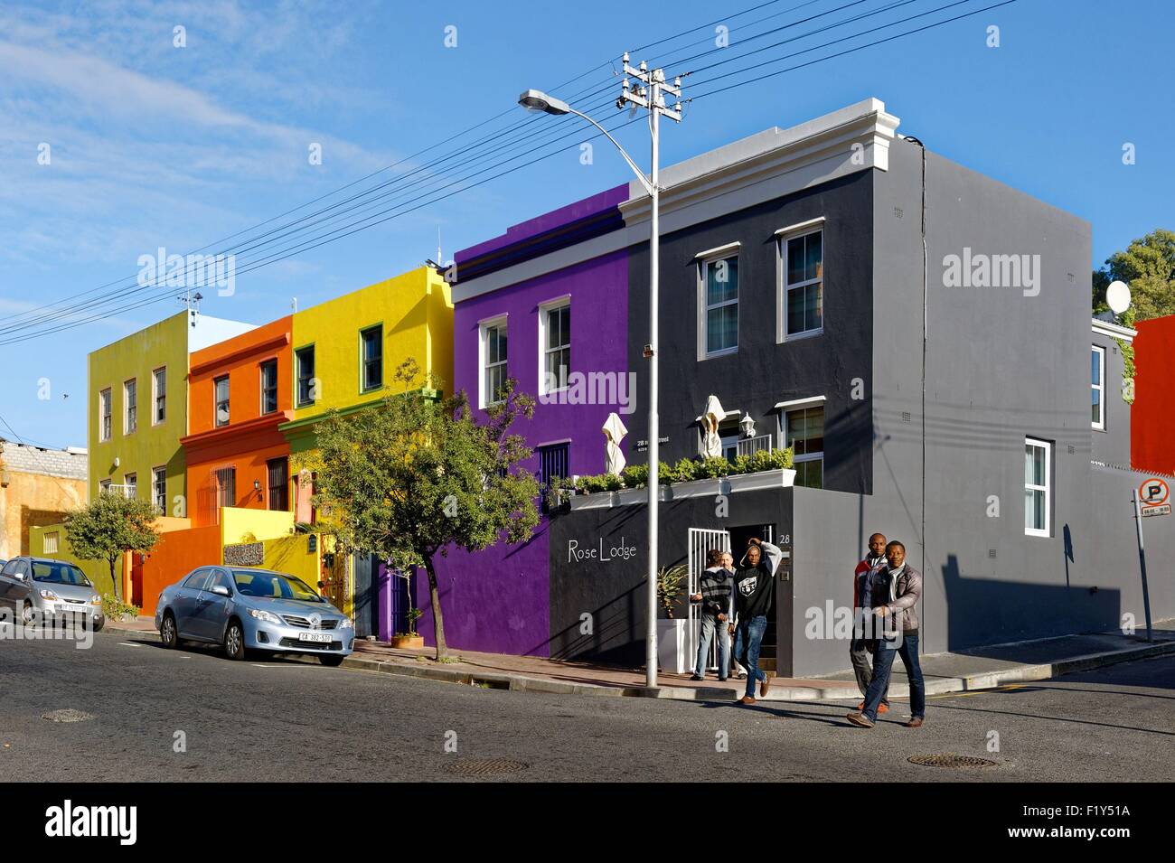 South Africa, Western Cape, Captown, Malay district of Bo Kaap Stock ...