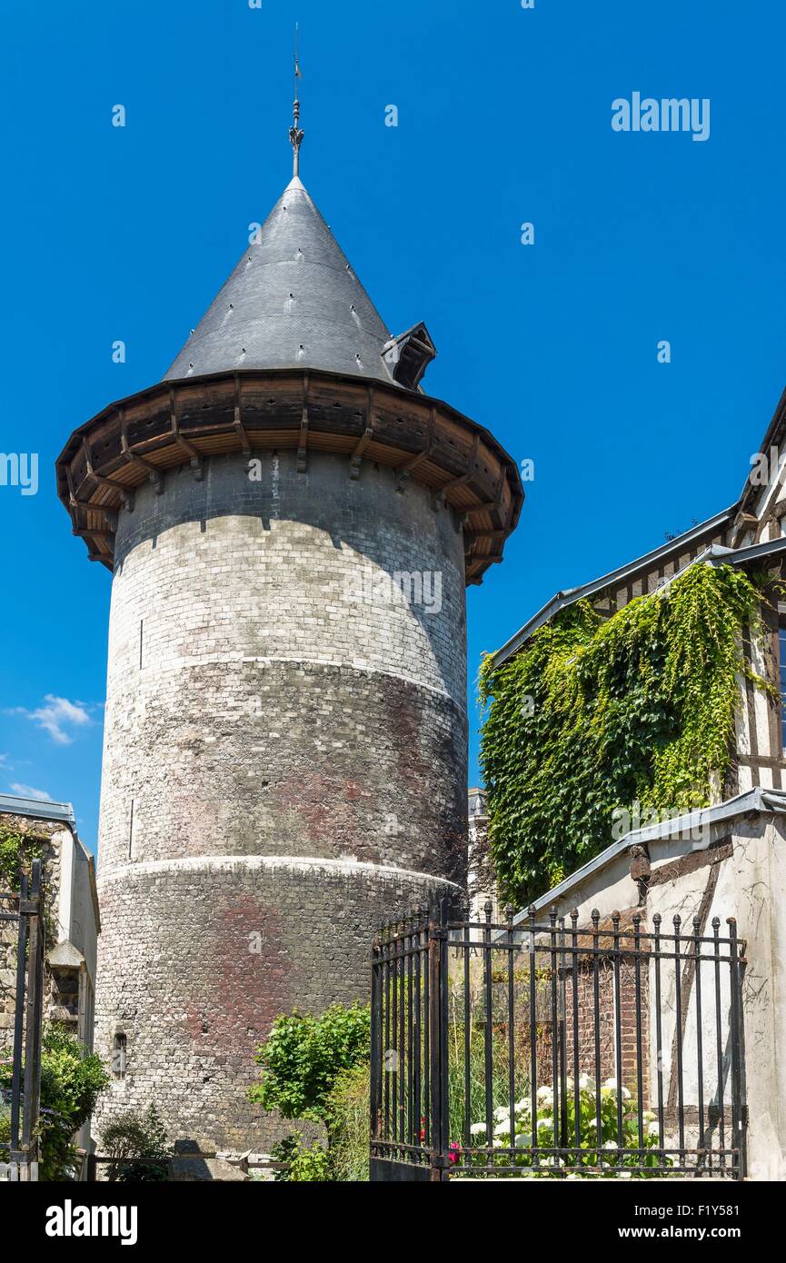 France, Seine Maritime, Rouen, Joan of Arc Tower was the main tower of ...