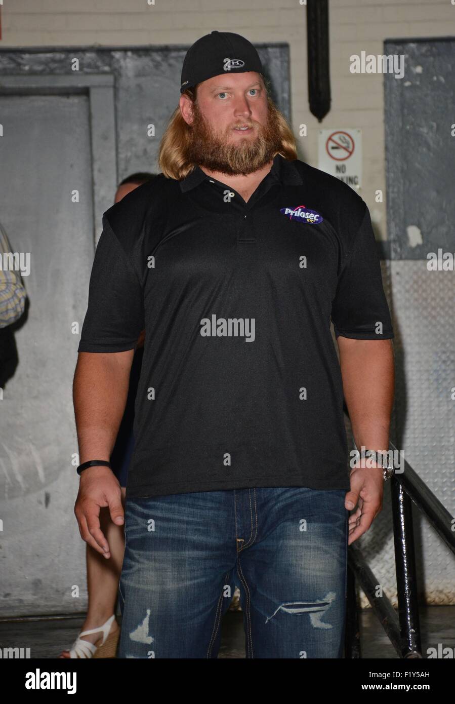 New York, NY, USA. 8th Sep, 2015. Nick Mangold of the NY Jets at ...