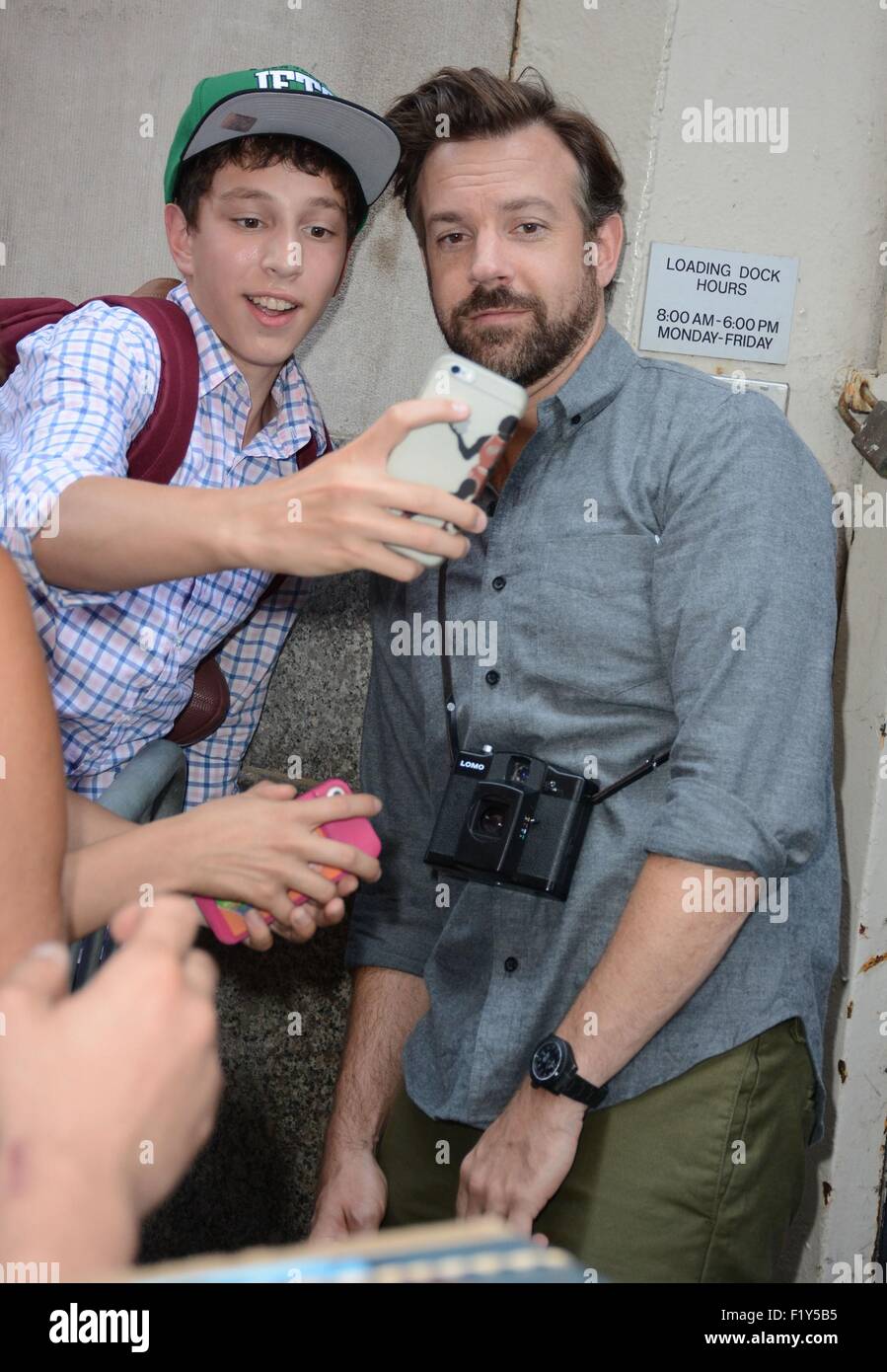 New York, NY, USA. 8th Sep, 2015. Jason Sudeikis at HuffPost Live out ...