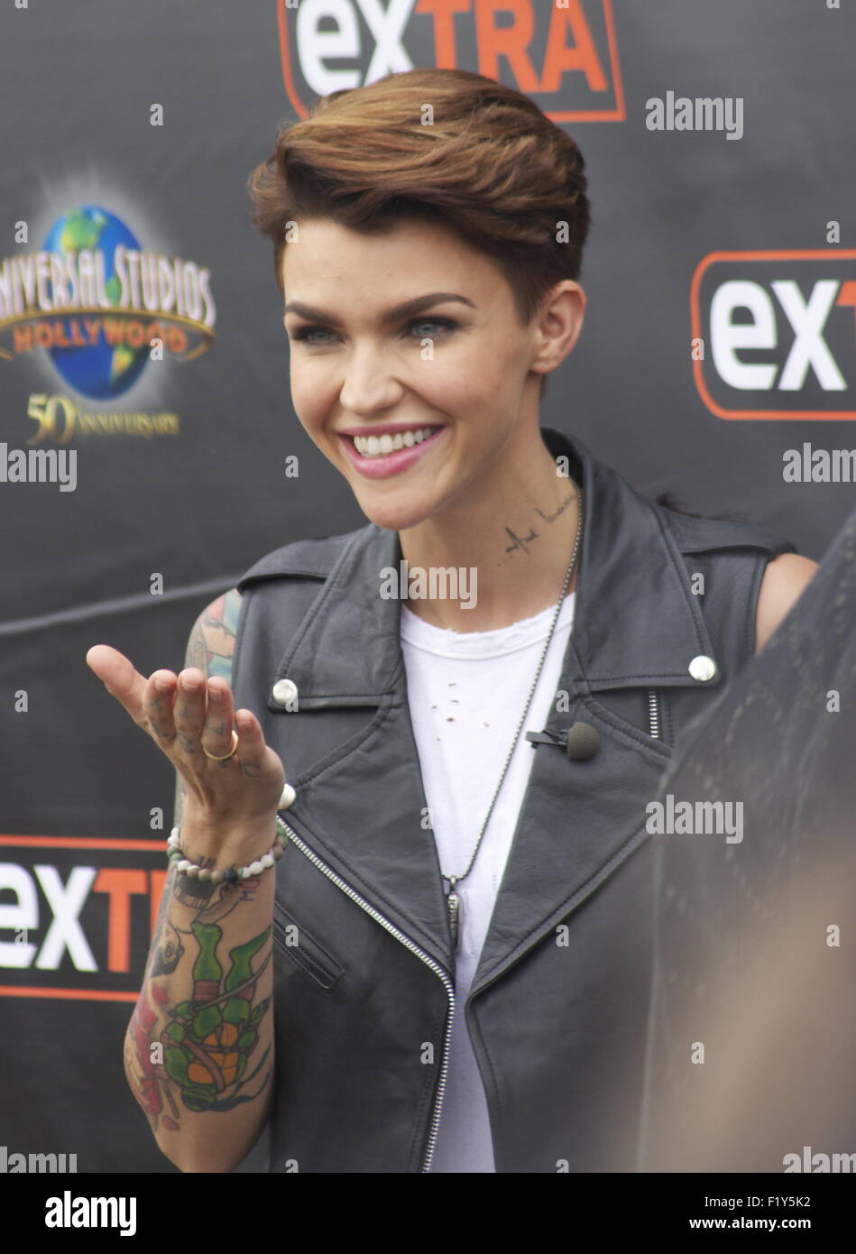 Ruby Rose appears on 'Extra' Featuring: Ruby Rose Where: Los Angeles ...