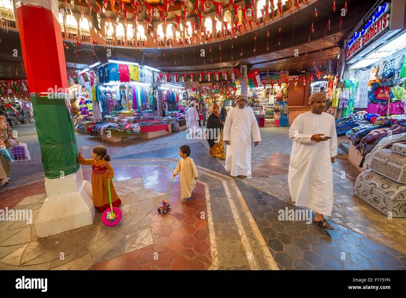 Oman, Muscat, Muttrah port, the souks Stock Photo - Alamy