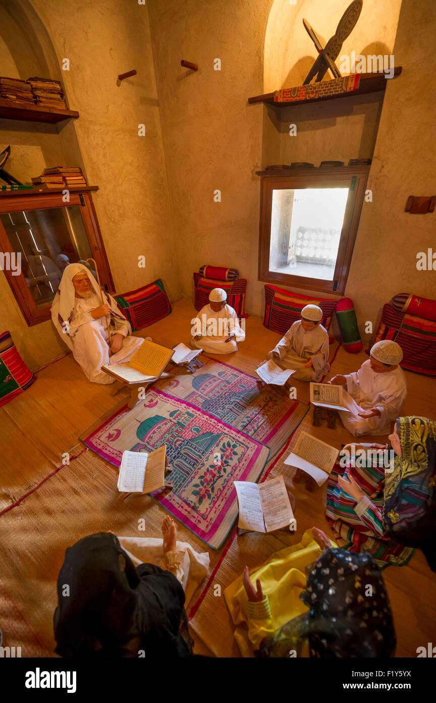 Oman, Khasab, Musandam, fort from 17th century, and its museum Stock ...