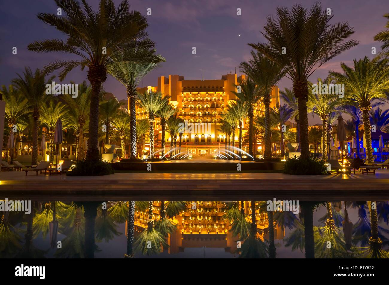 Oman, Muscat, Palace Al Bustan Hotel Stock Photo - Alamy