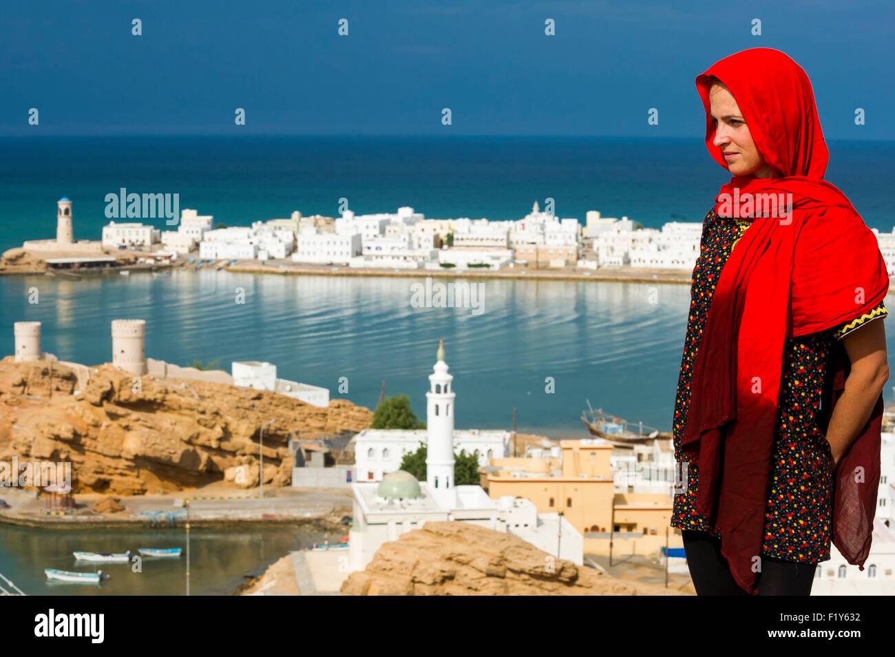 Oman, Sur, the port and fortified city Stock Photo - Alamy