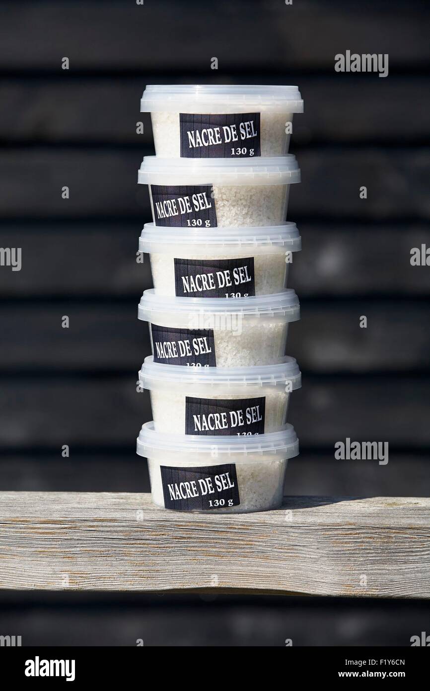 France, Loire Atlantique, Bourgneuf en Retz, Saline of Millac, Salt ...