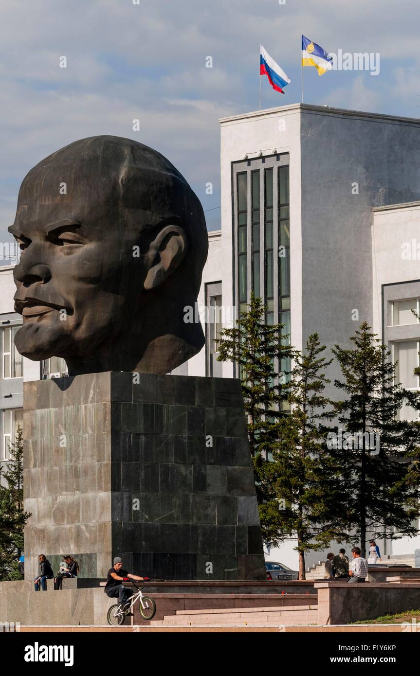 Buryatia republic flag hi-res stock photography and images - Alamy