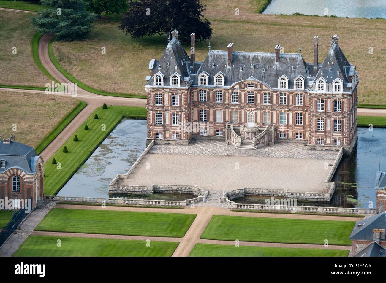 France, Seine Maritime, Pays de Caux, Cany Barville, castle of Cany ...