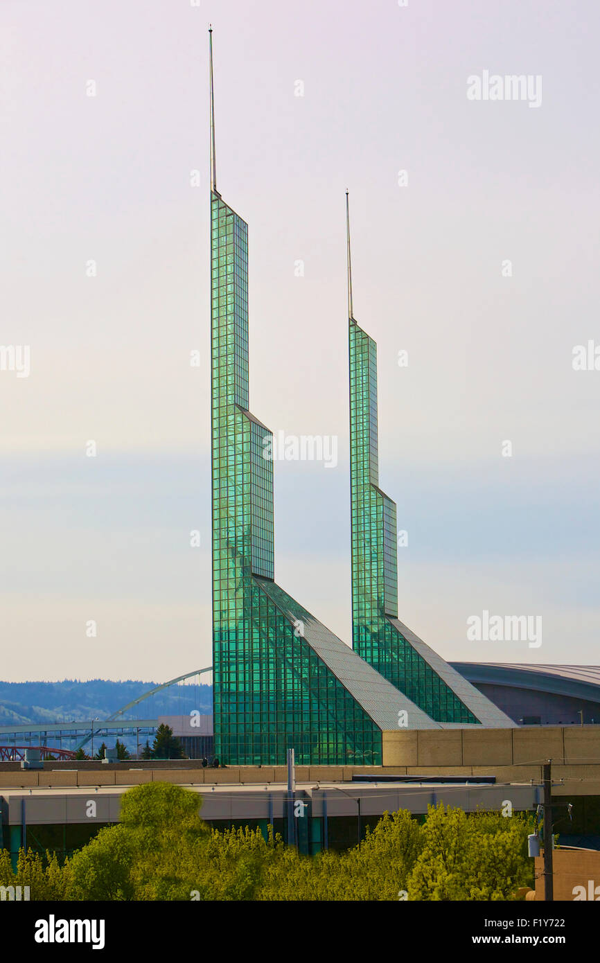 Oregon,Portland,oregon convention center Stock Photo - Alamy