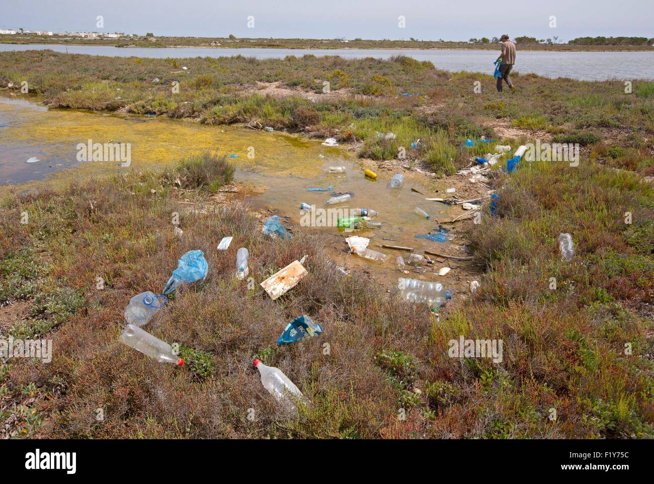 Morocco, Nador Lagoon, pollution Stock Photo - Alamy