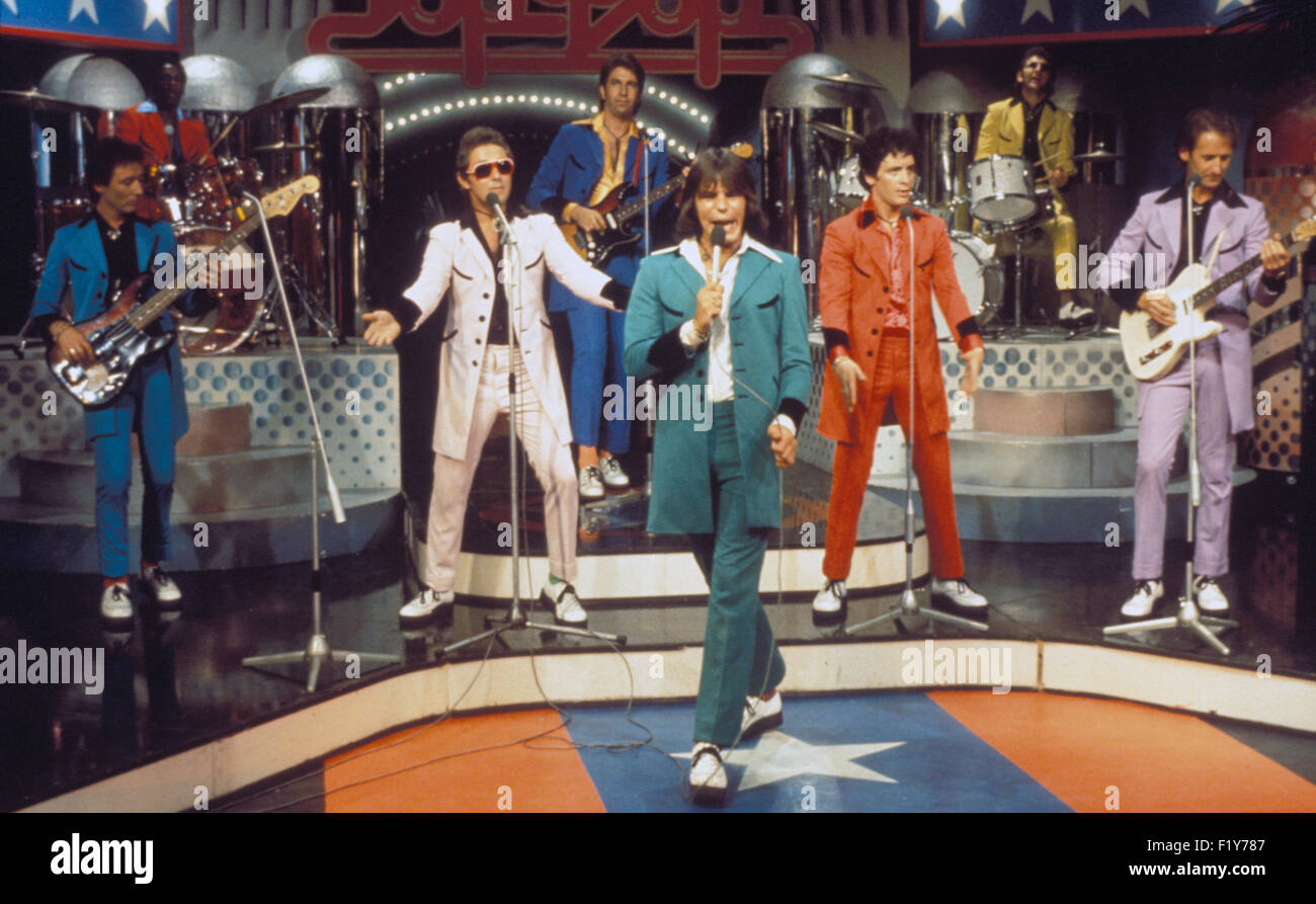 SHOWADDYWADDY UK pop group about 1975 Stock Photo - Alamy