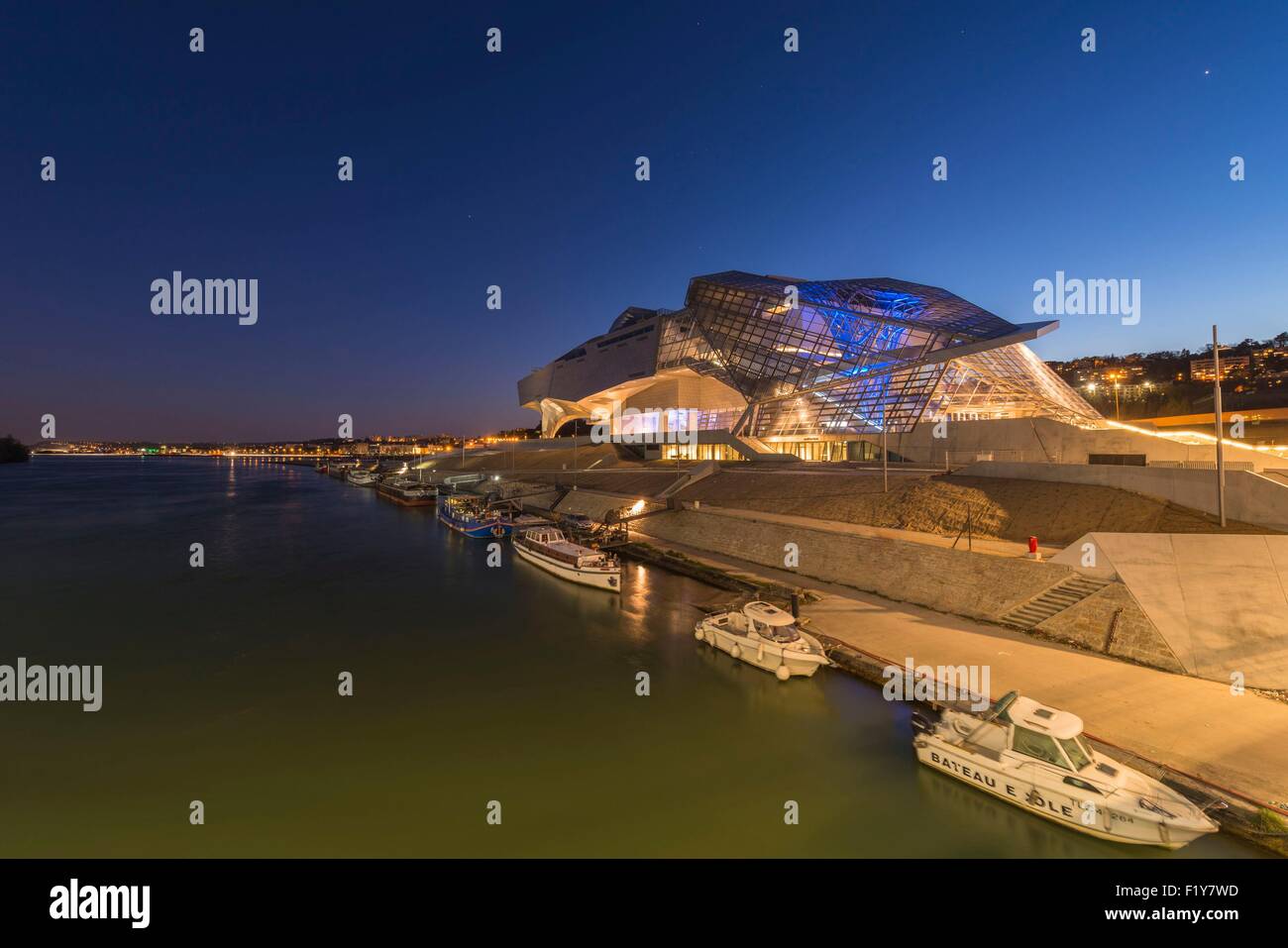 France, Rhone, Lyon, La Confluence district south of the Presqu'ile ...