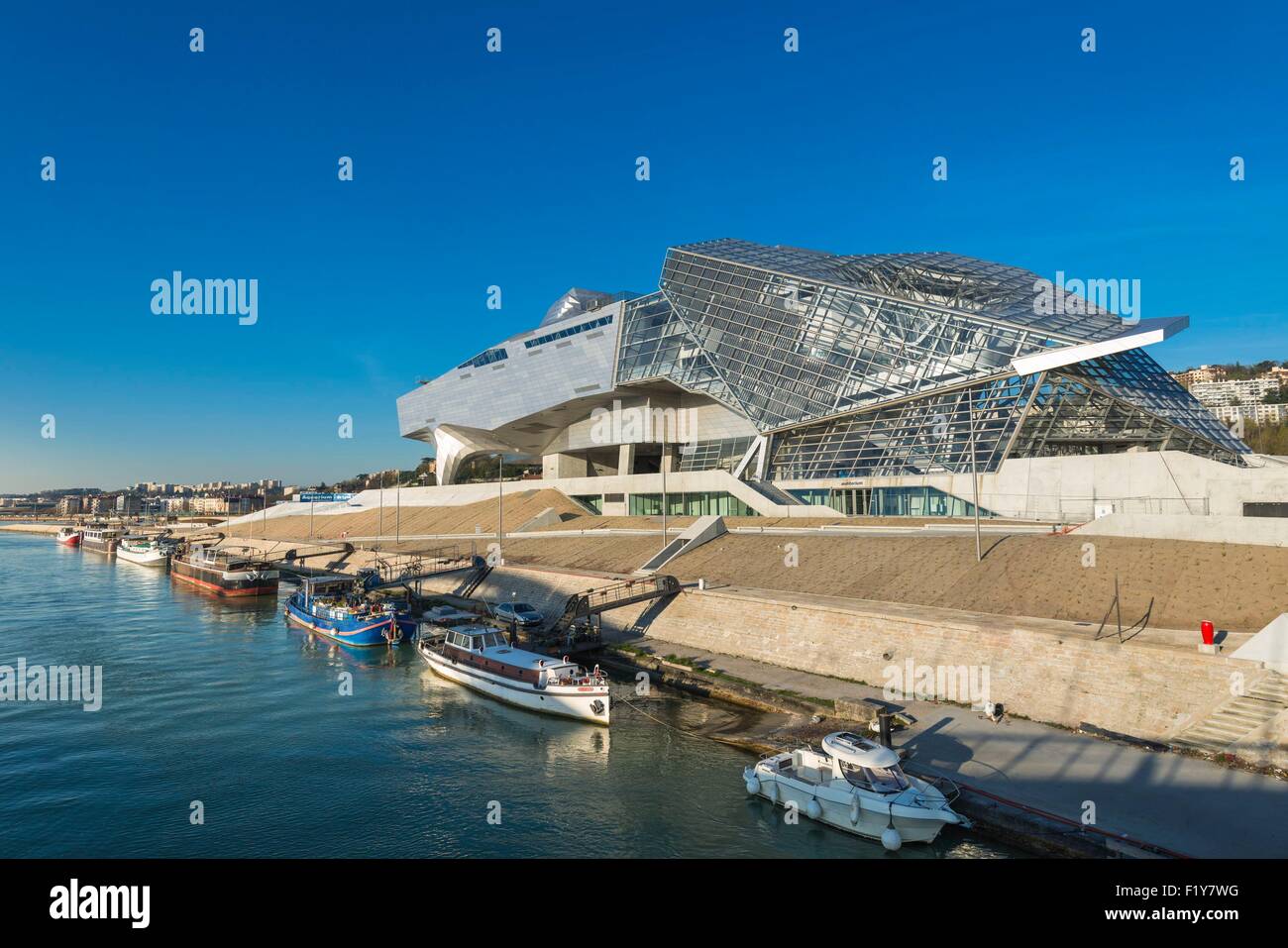 France, Rhone, Lyon, La Confluence district south of the Presqu'ile ...