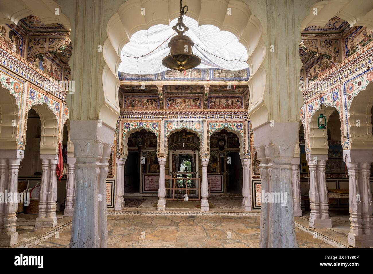 India, Rajasthan state, Shekhawati region, Mandawa, the Raghu Nath ...