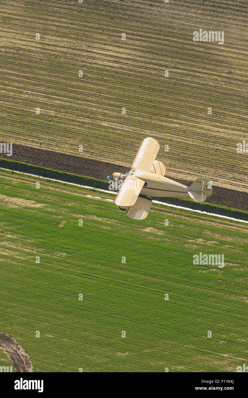 Yellow biplane old transport plane hi-res stock photography and images ...