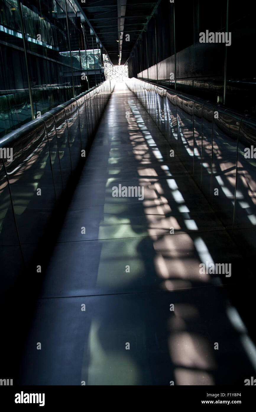 The staircase and walkways of the MuCEM, Museum of the Civilisations of ...