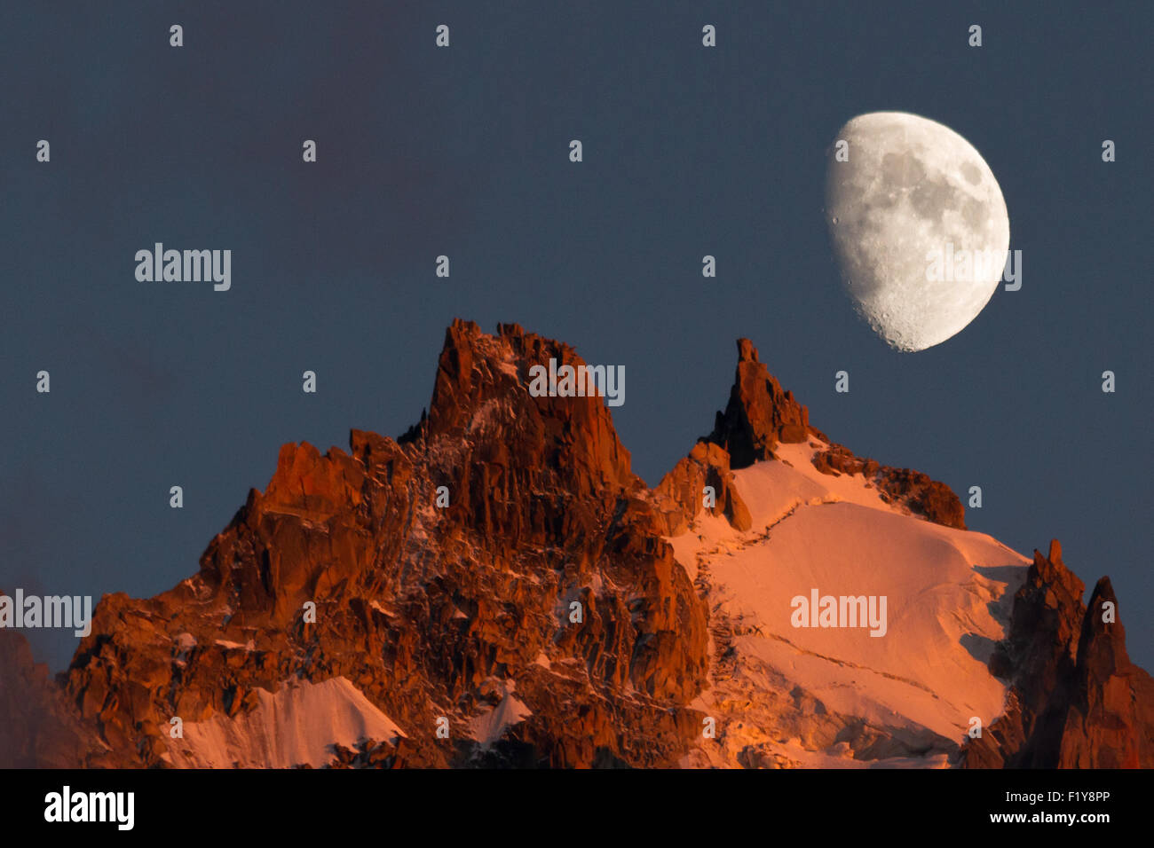 Alpine valley moon hi-res stock photography and images - Alamy