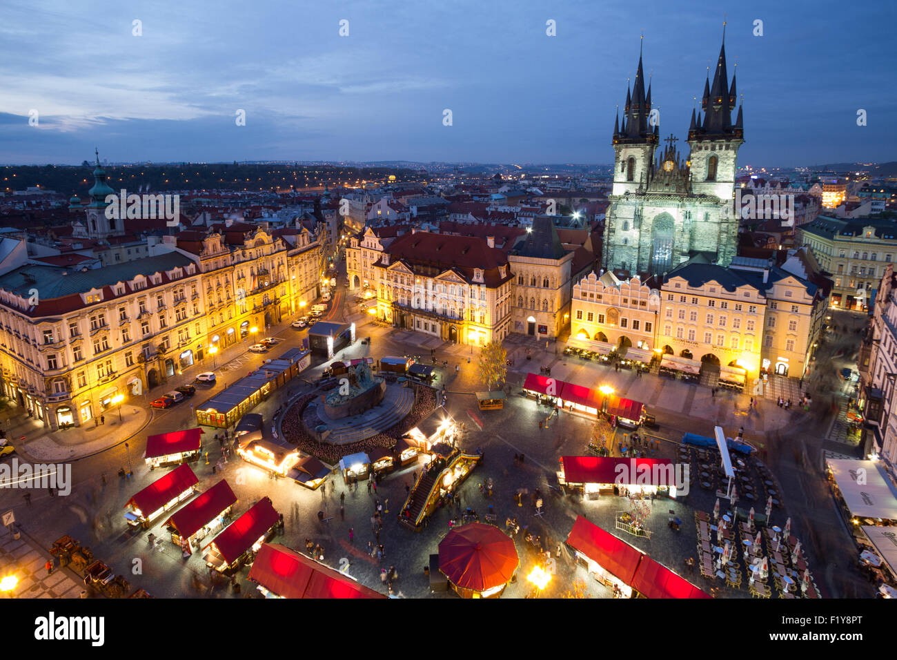 Prague Square Stock Photo, Royalty Free Image: 87266112 - Alamy