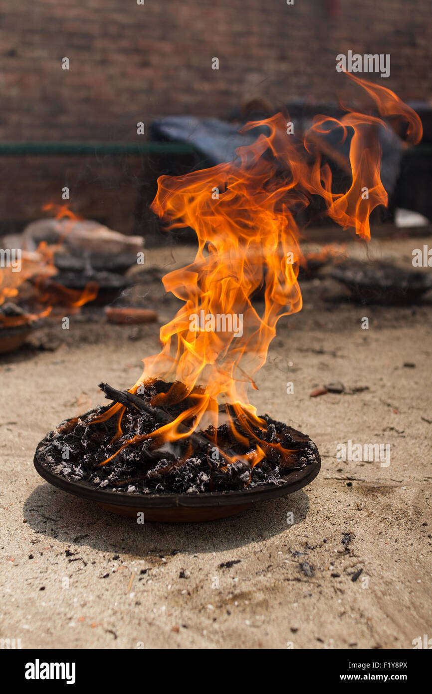 Fire prayer hi-res stock photography and images - Alamy
