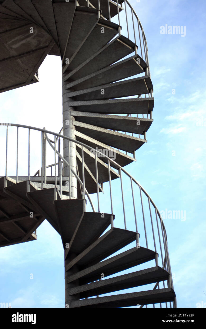 Spiral staircase / Fire escape Stock Photo - Alamy