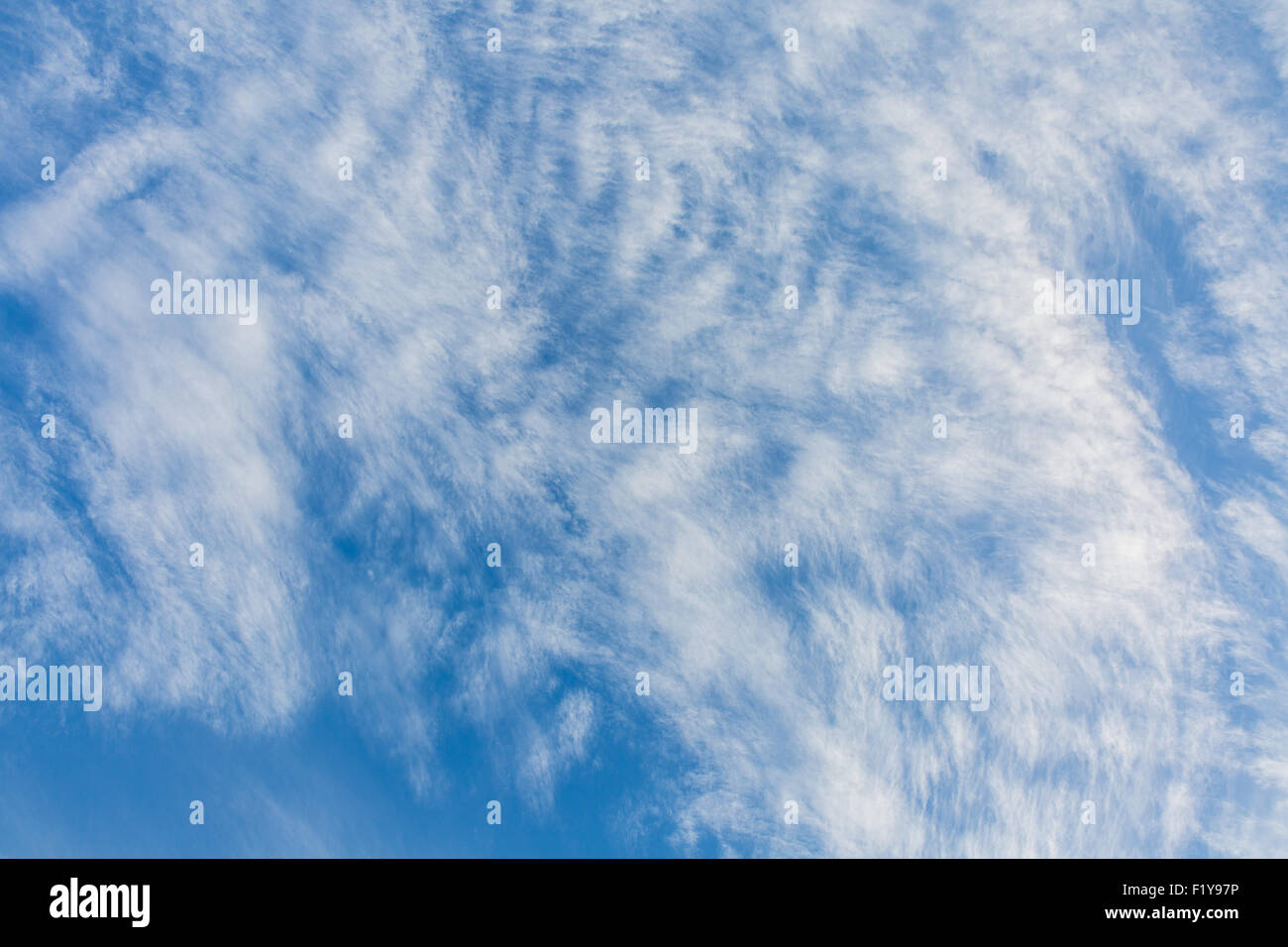 cirrus clouds formation with blue sky background Stock Photo - Alamy