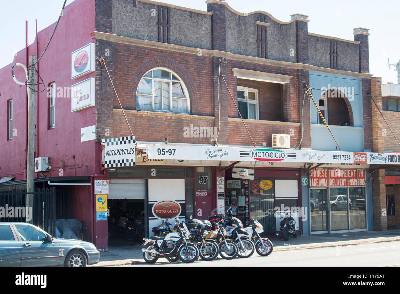 specialist moto guzzi motorcycle store shop in St Peters, suburb of ...