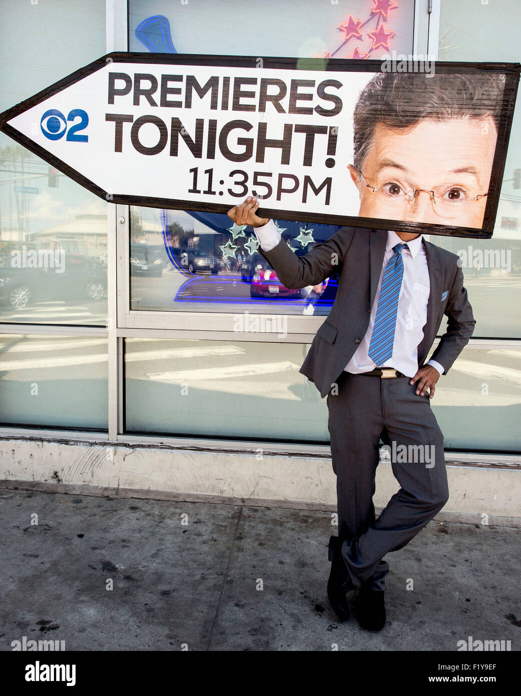Los Angeles, California, USA. 08th Sep, 2015. AArow Advertising sign ...