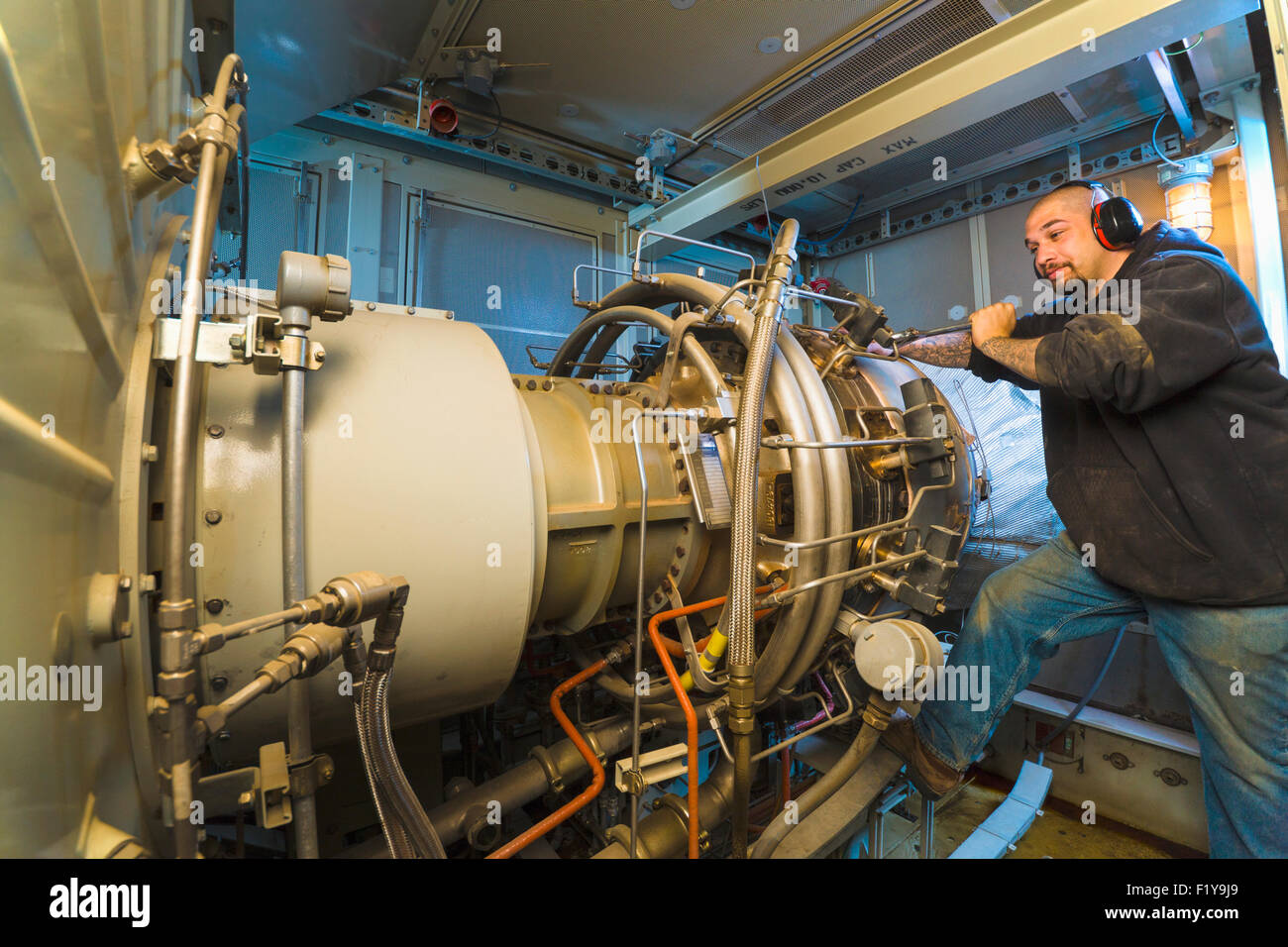 Generator,Alaska,Power Plant,Prudhoe Bay Stock Photo - Alamy