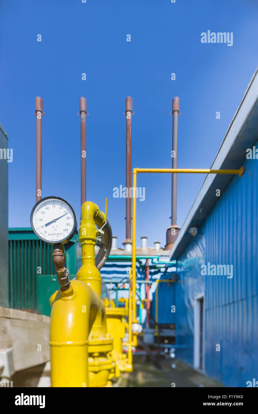 Gauge,Alaska,Power Plant,Prudhoe Bay Stock Photo - Alamy