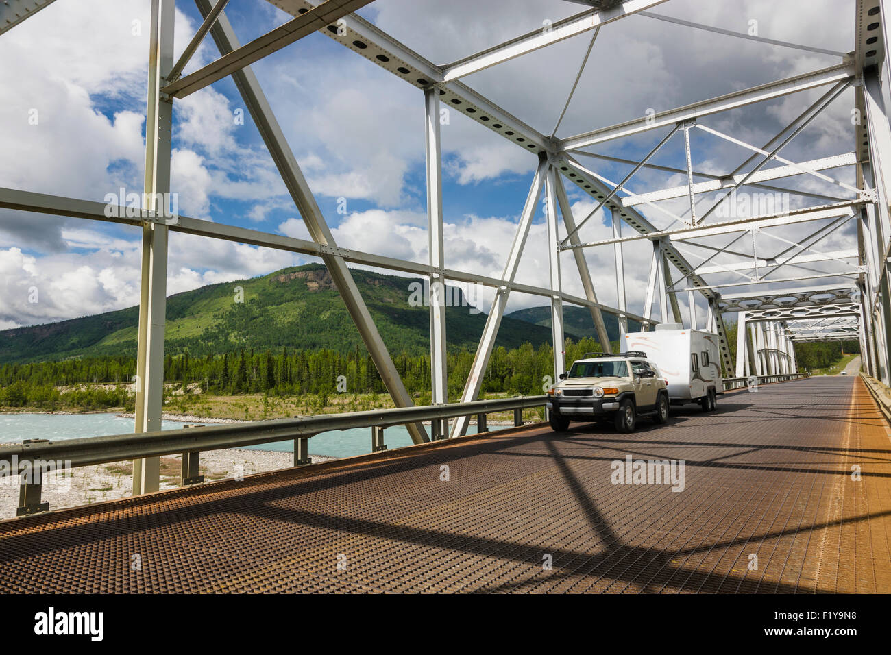 Fort nelson river bridge hi-res stock photography and images - Alamy