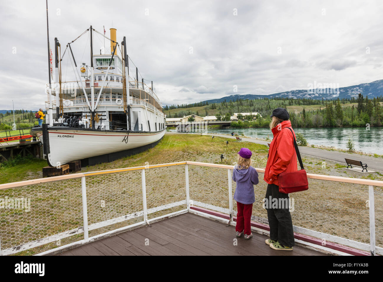 Girl,Canada,Mom,Yukon,Steam Ship,Ss Klondike Stock Photo - Alamy